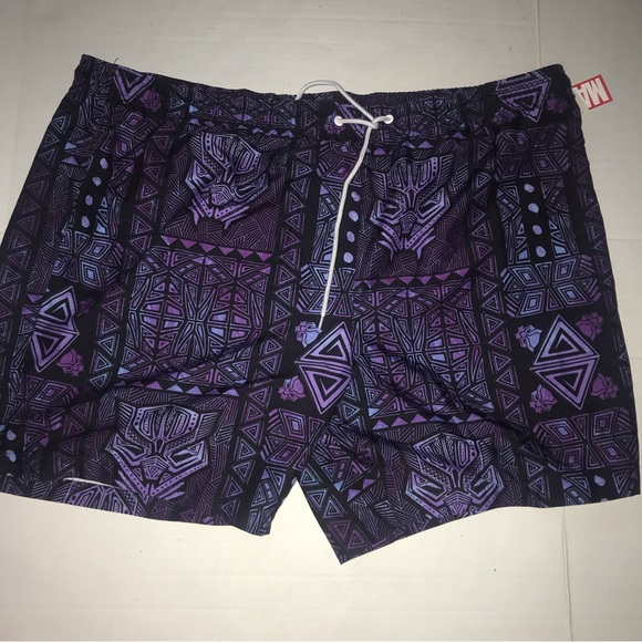 Marvel | Swim | New Plus Size Marvel Black Panther Swim Trunks | Poshmark
